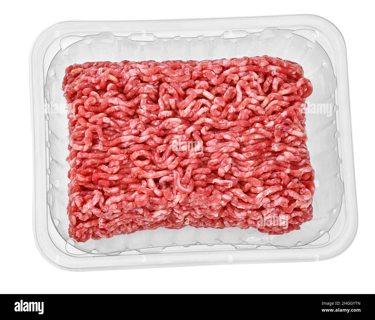 Raw minced meat in a studio setting, isolated on white Stock Photo - Alamy