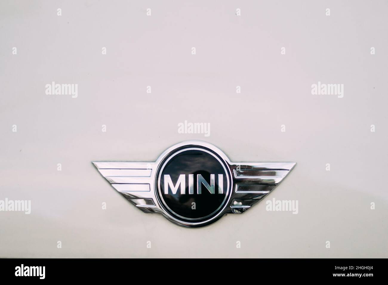 Batumi, Adjara, Georgia. Close View Of Logo Logotype Sign Of Mini ...