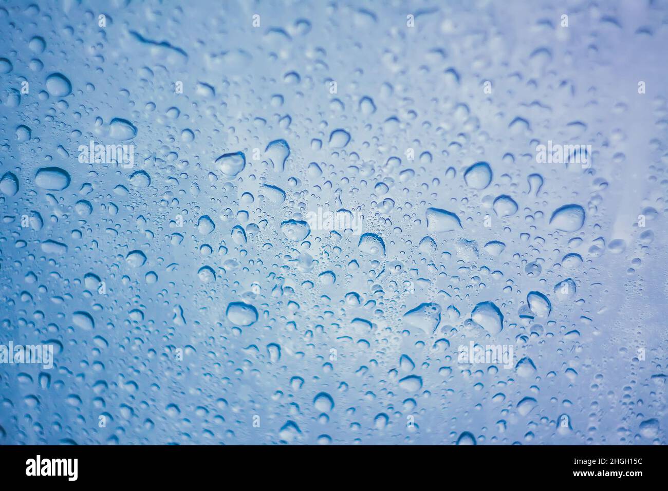 Glass surface with water drops condensation Stock Photo - Alamy