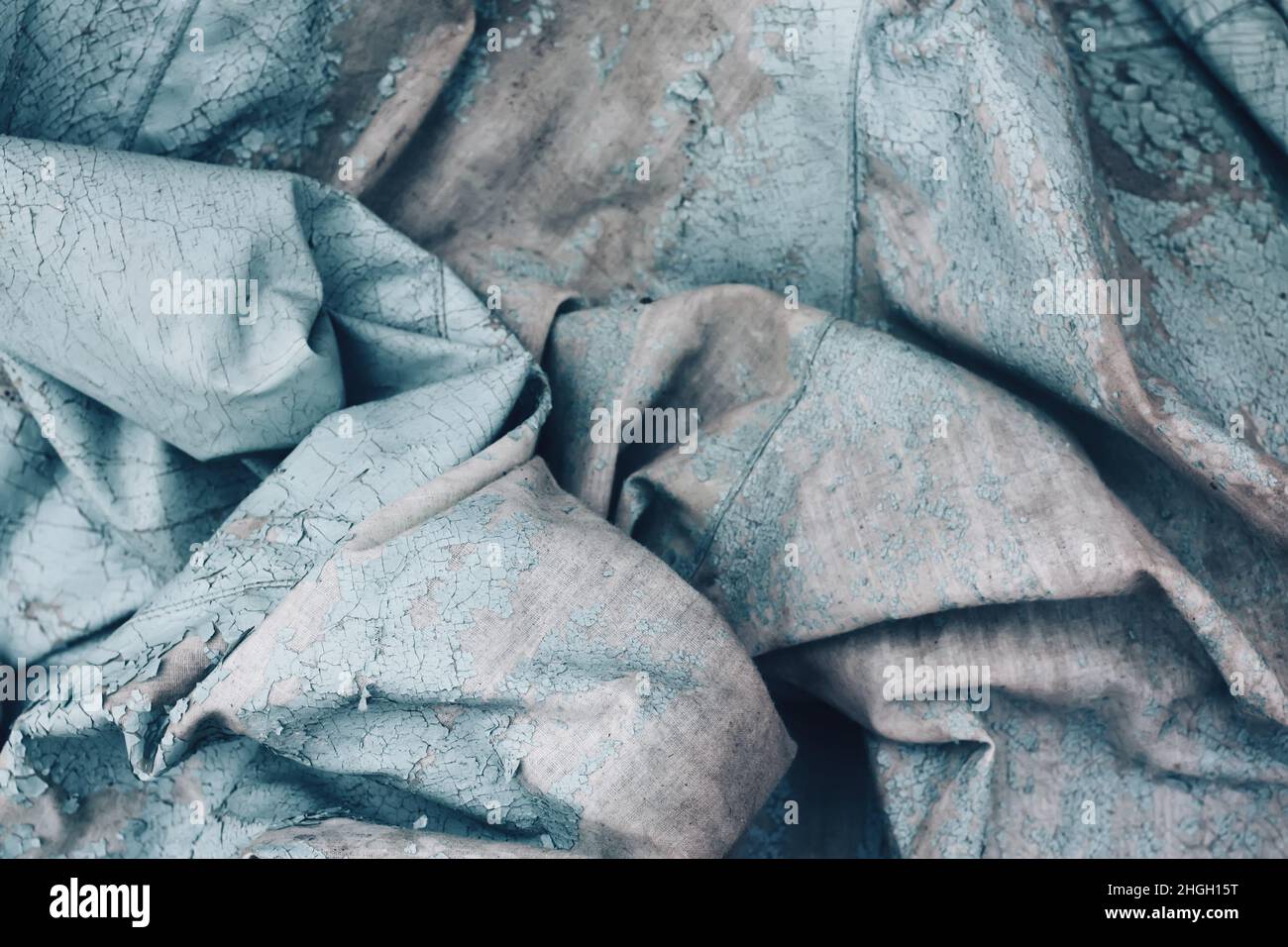 Grunge texture of crumpled old fabric. Cloth background Stock Photo - Alamy