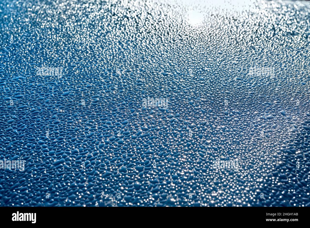 Water drops, condensation on a car Stock Photo - Alamy