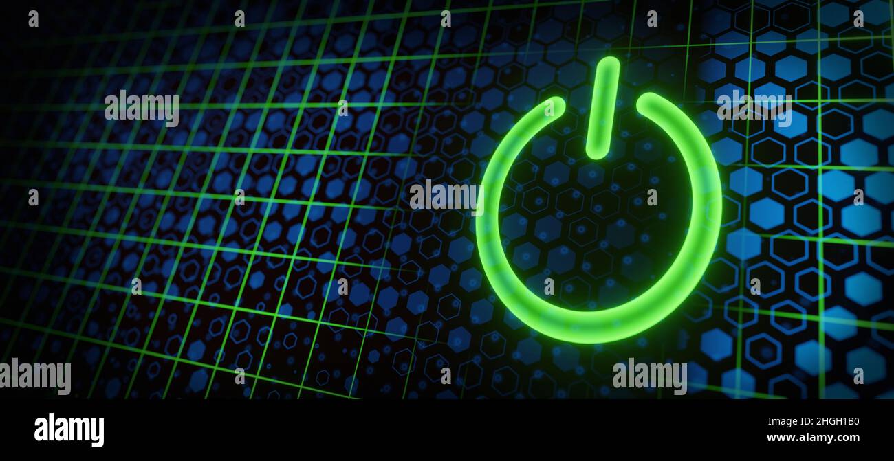 Abstract digital technology power button circuitbackground Stock Photo ... Abstract digital technology power button circuitbackground Stock Photo ...