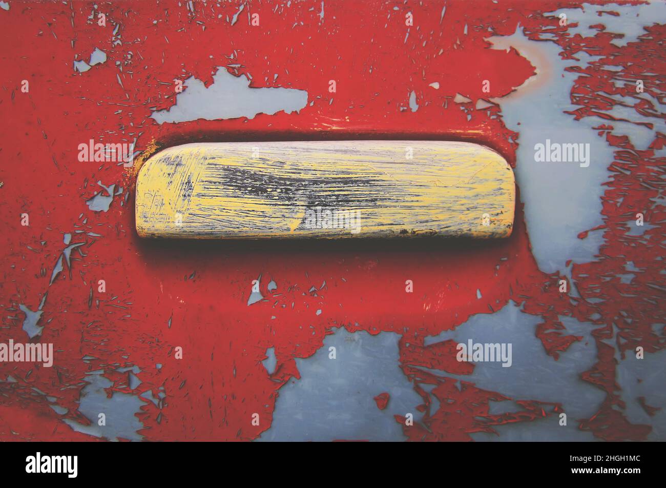 Abstract red old metal plate texture. Grunge rustic background Stock ...