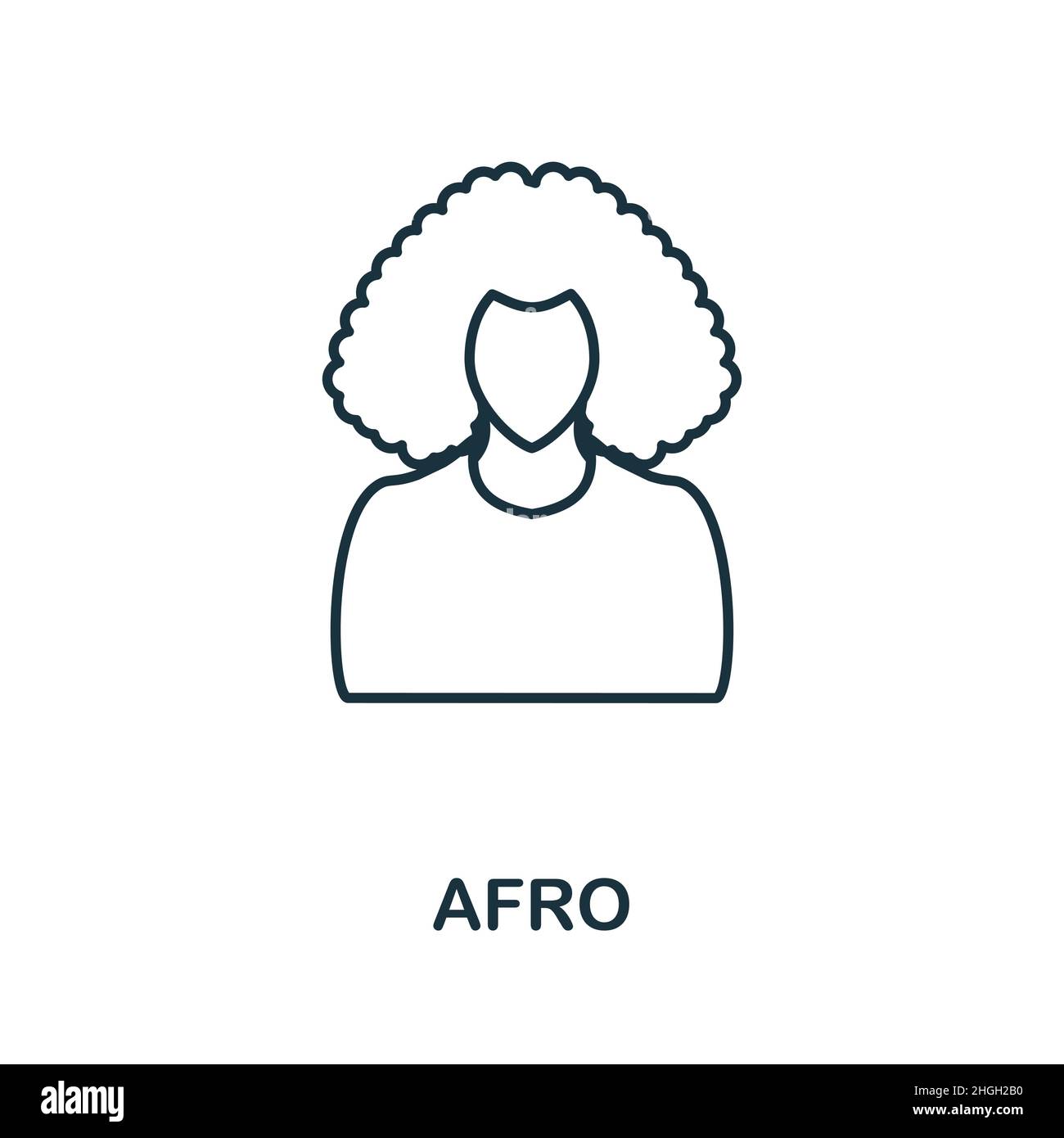 Big afro hair women Stock Vector Images - Alamy