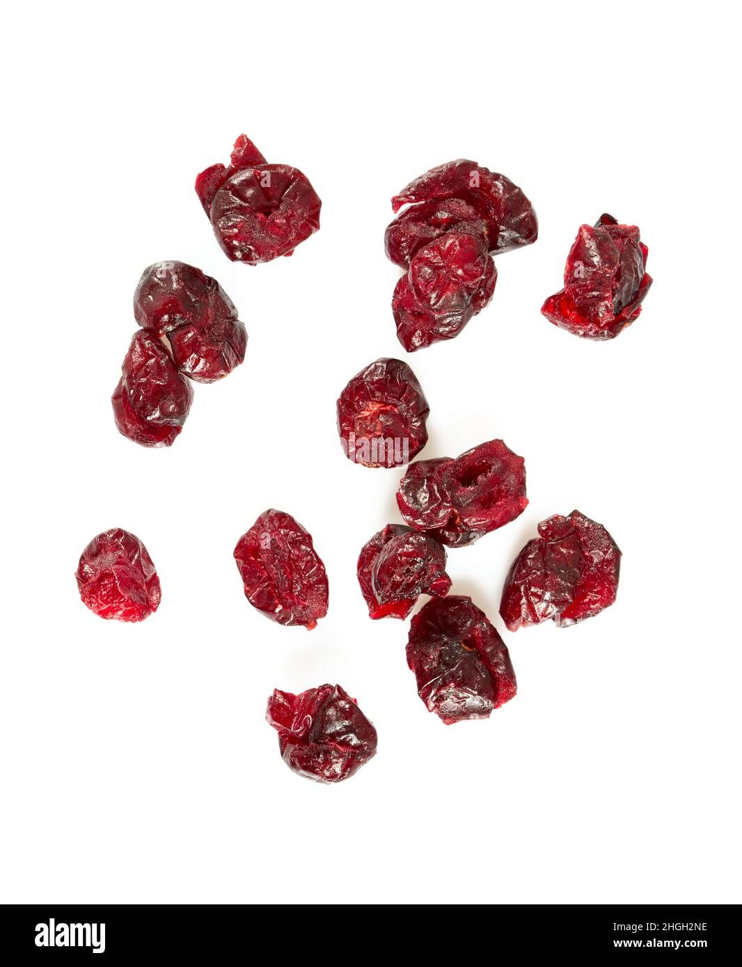 dried cranberry isolated on white Stock Photo - Alamy