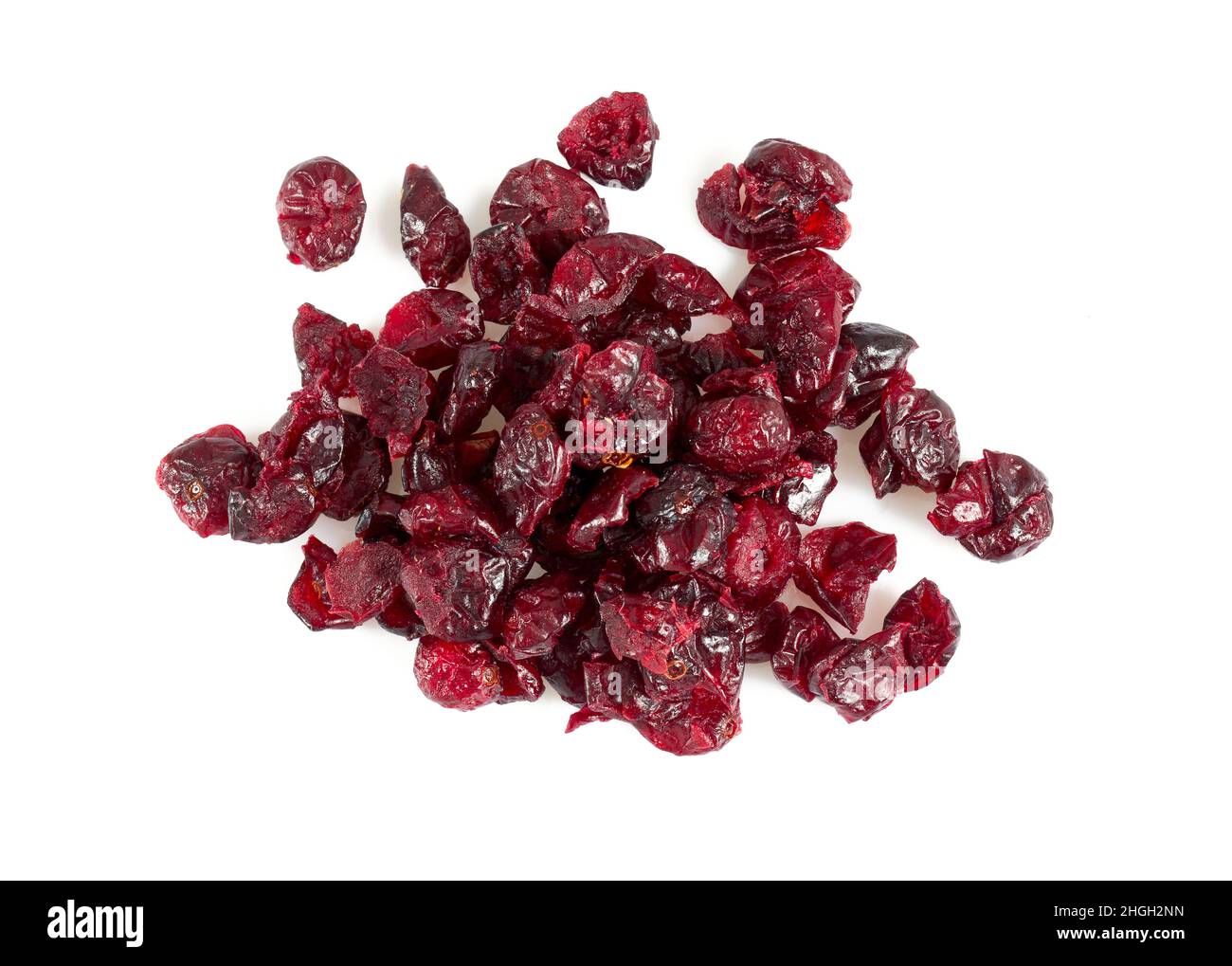 dried cranberry isolated on white Stock Photo - Alamy