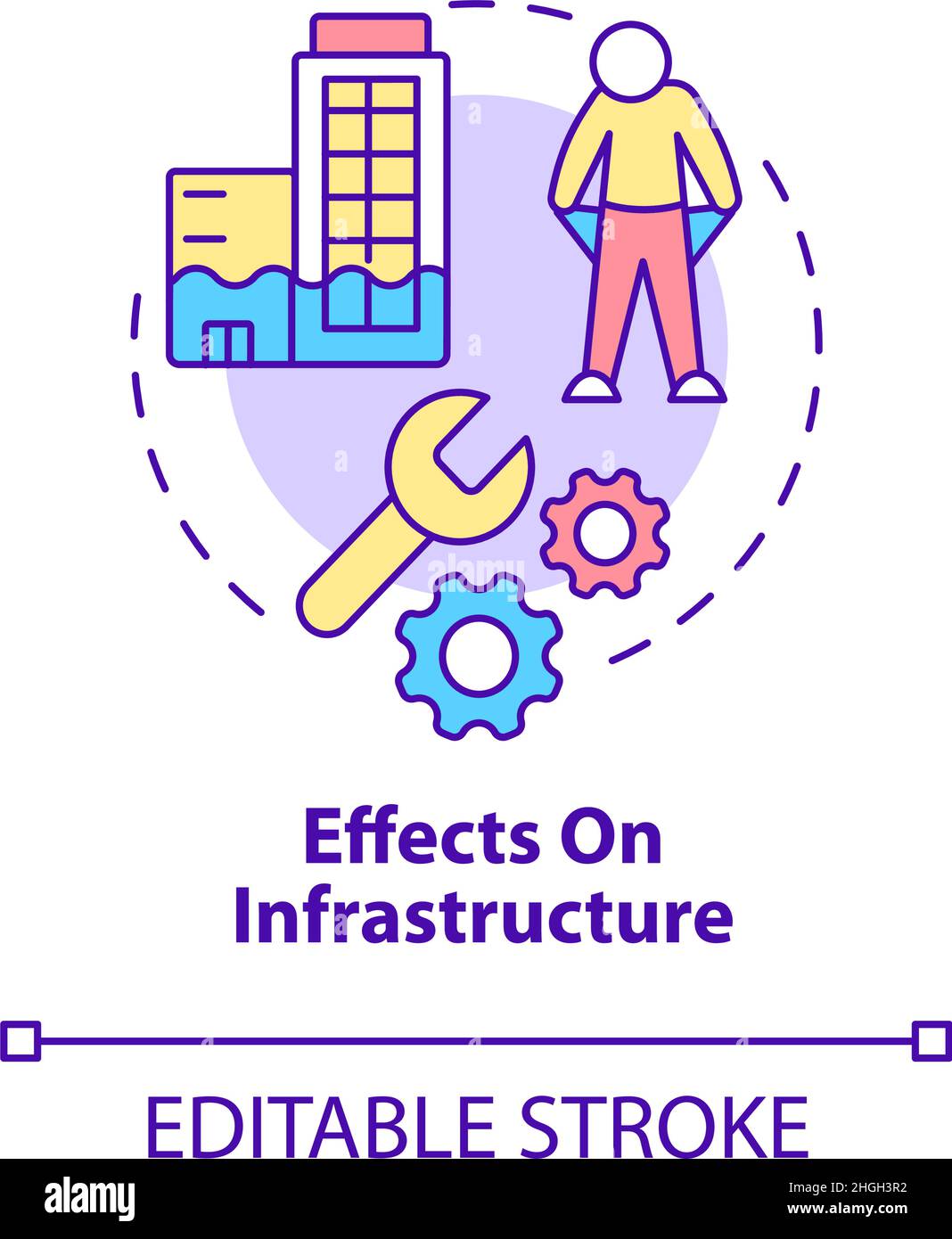 Negative effect on environment Stock Vector Images - Alamy