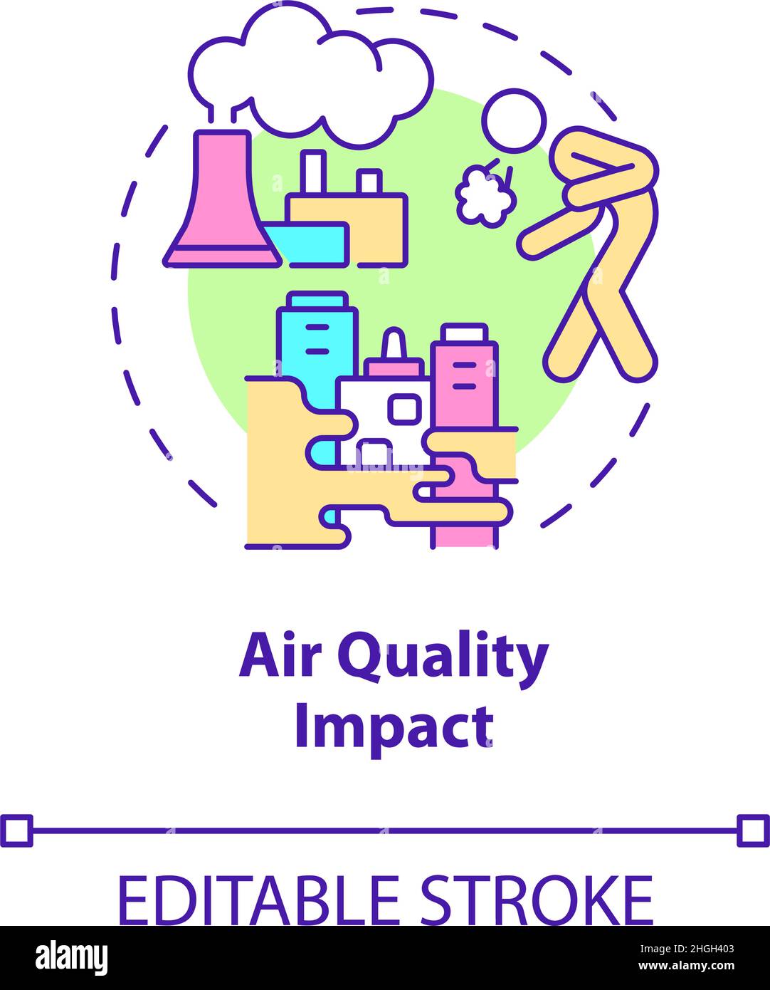 Breathing quality Stock Vector Images - Alamy