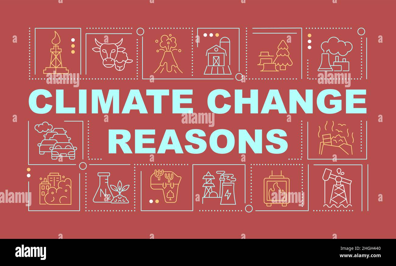 Climate word cloud illustration tag Stock Vector Images - Alamy