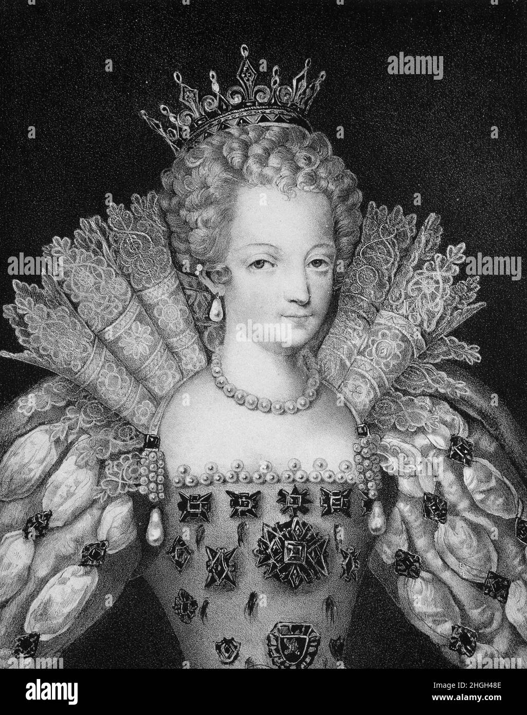 MARIA ESTUARDO. REINA DE ESCOCIA Y FRANCIA . 1542 - 1587. CASADA CON ...