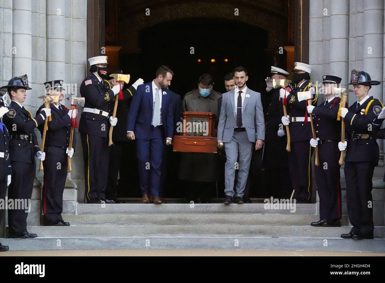 St. Louis, United States. 21st Jan, 2022. The remains of St. Louis ...