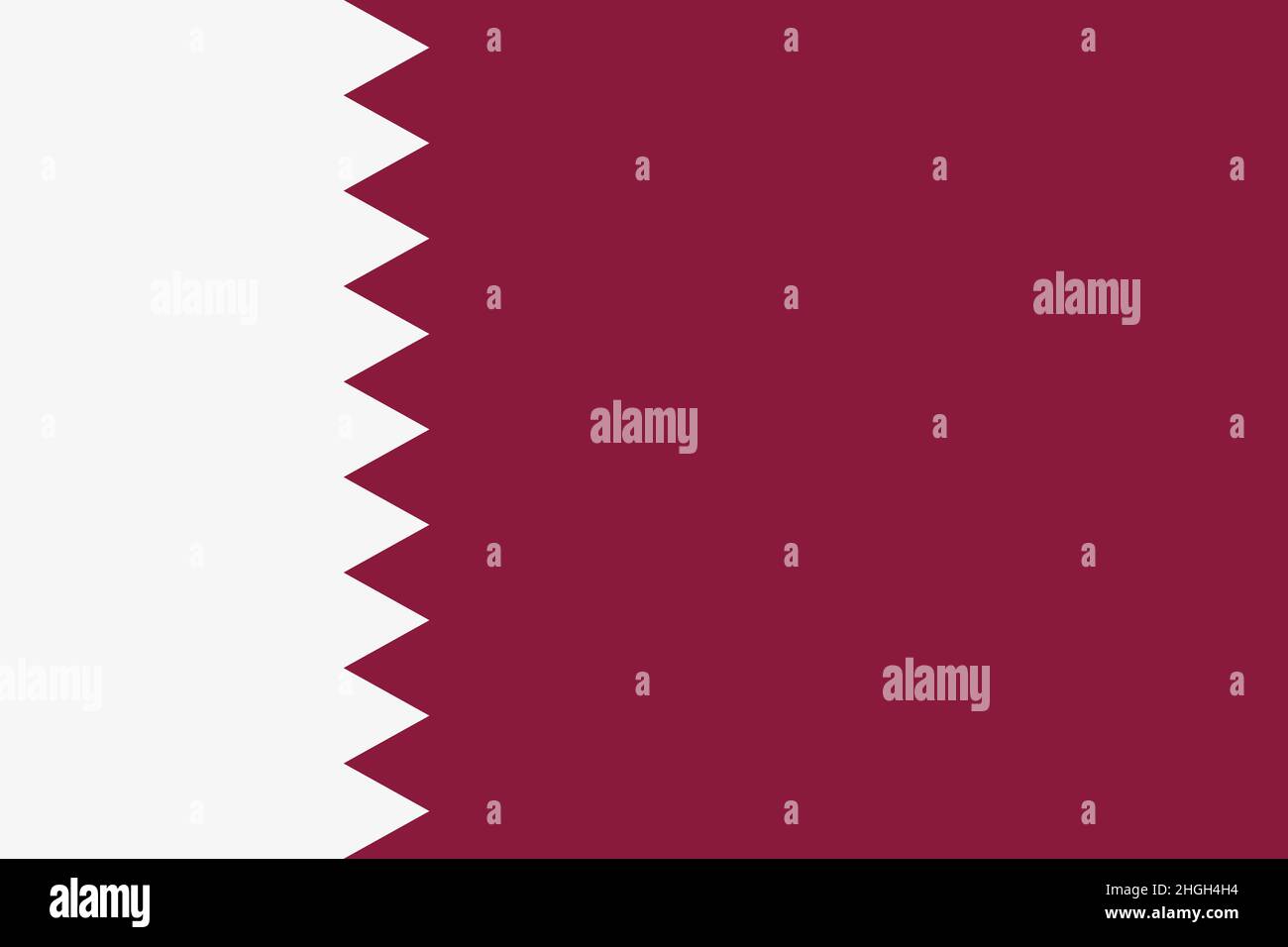 The flag of Qatar vector icon. Qatar symbol Stock Vector Image & Art ...