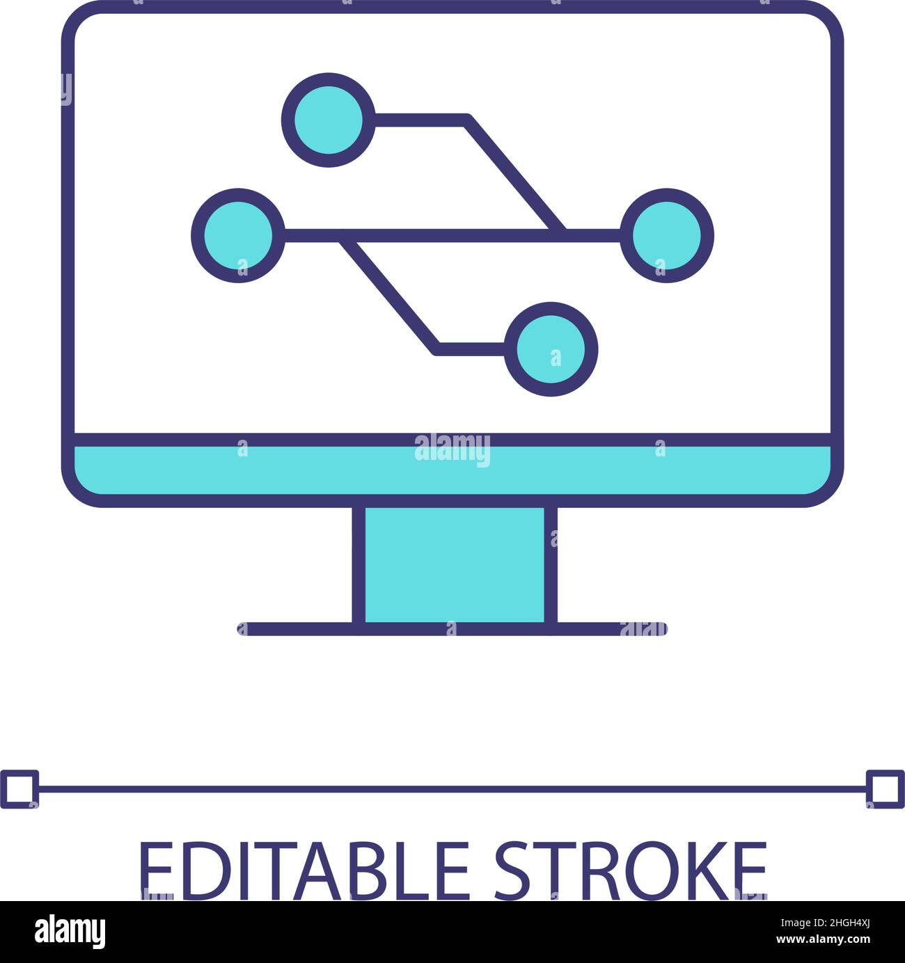 Operation system update RGB color icon Stock Vector Image & Art - Alamy