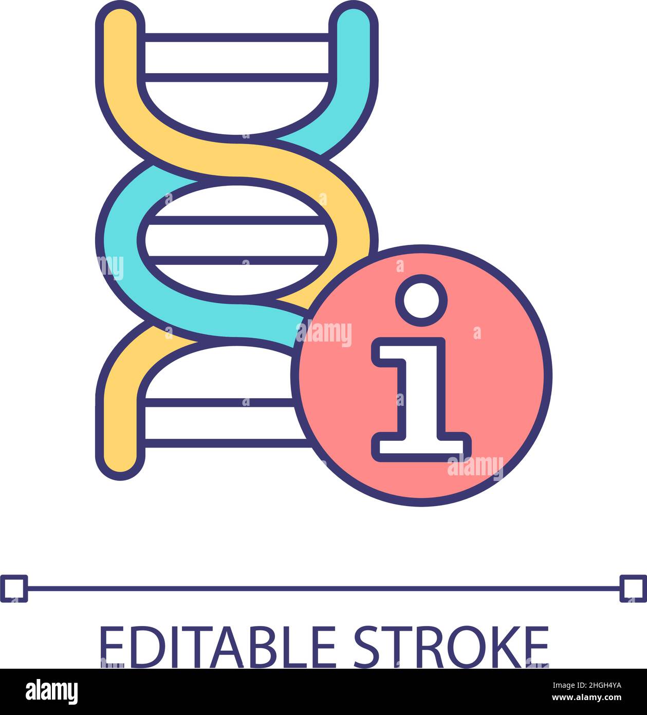 Rna dna_vector icon hi-res stock photography and images - Alamy