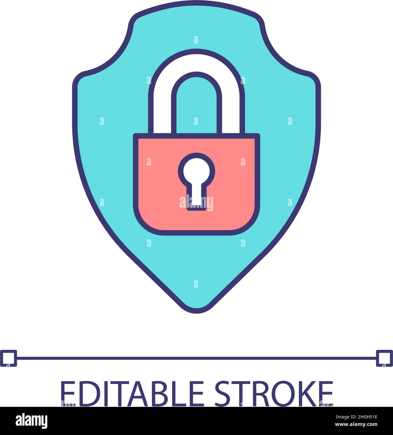 Guaranty of safety RGB color icon Stock Vector Image & Art - Alamy