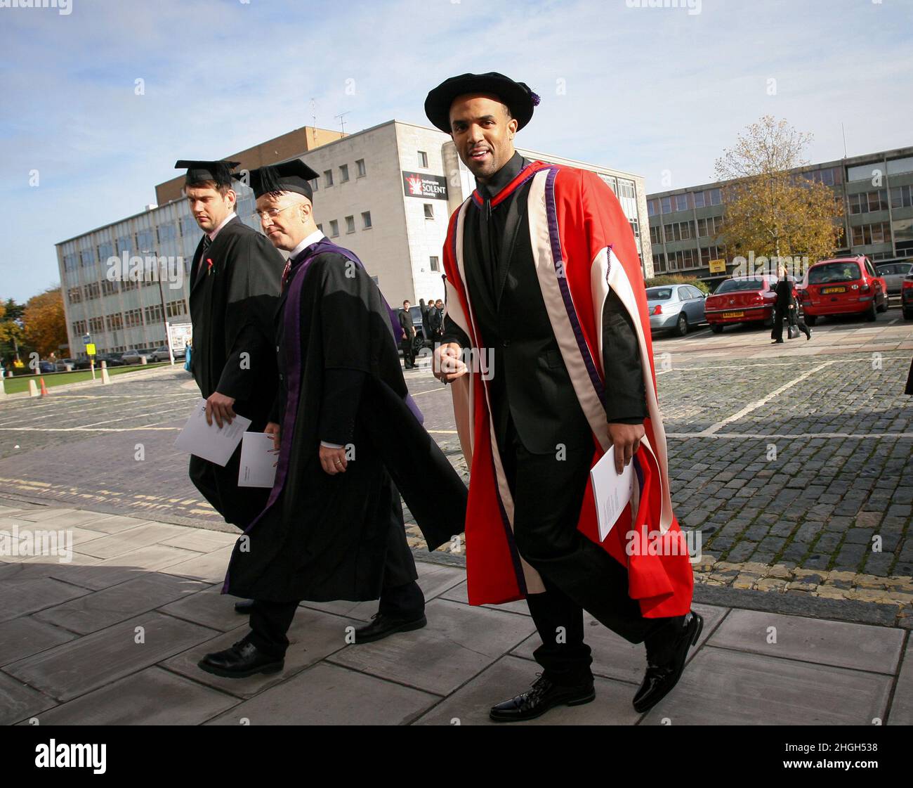 Craig David receiving a Honorary degree from Solent University in ... Craig David receiving a Honorary degree from Solent University in ...