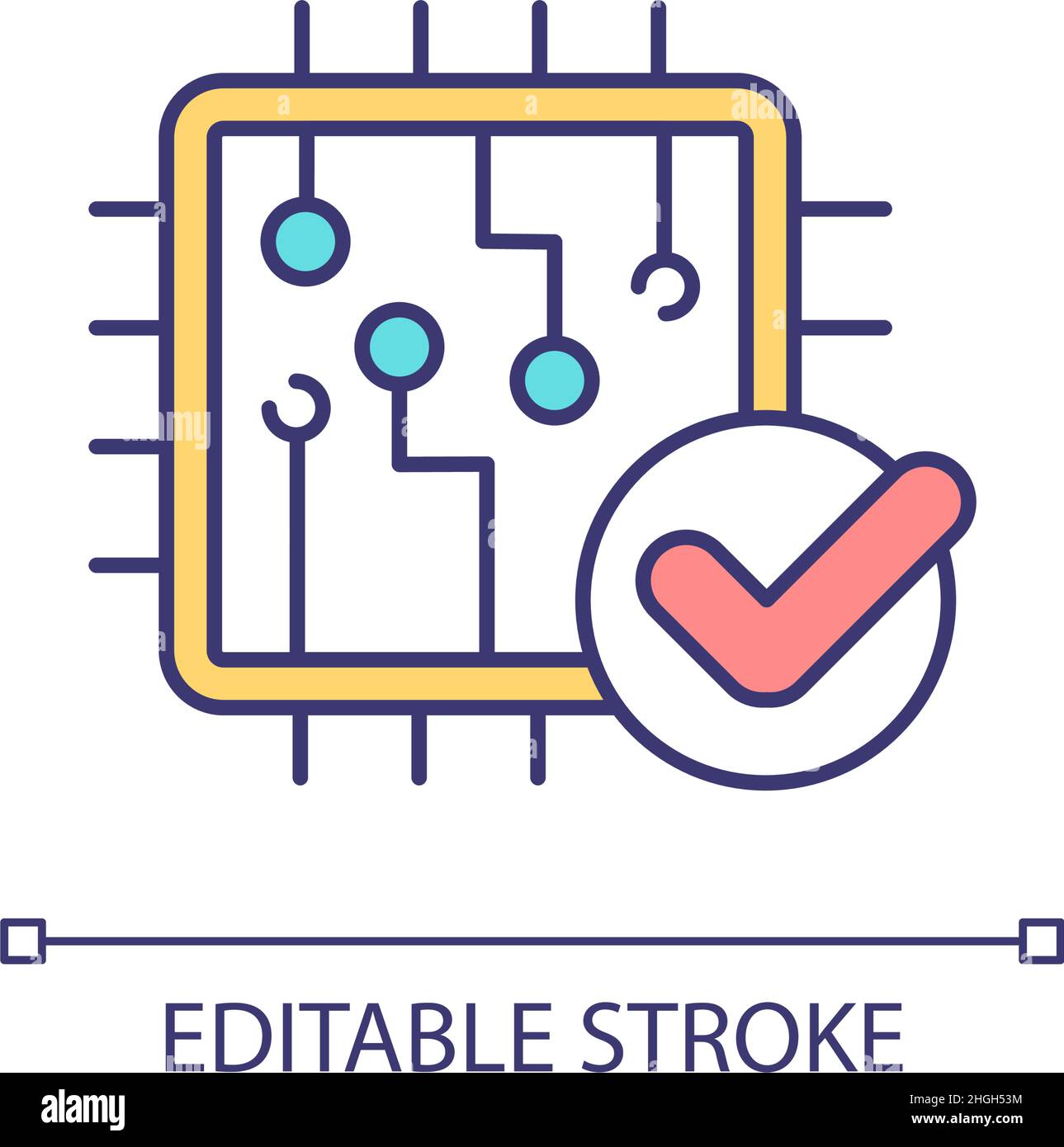 Patching software to protect data RGB color icon Stock Vector Image ...