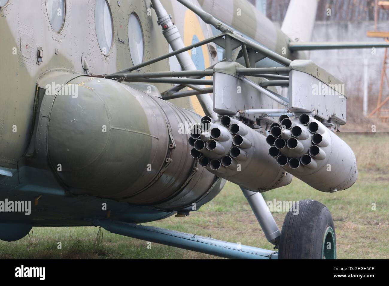Military helicopter missiles hi-res stock photography and images - Alamy