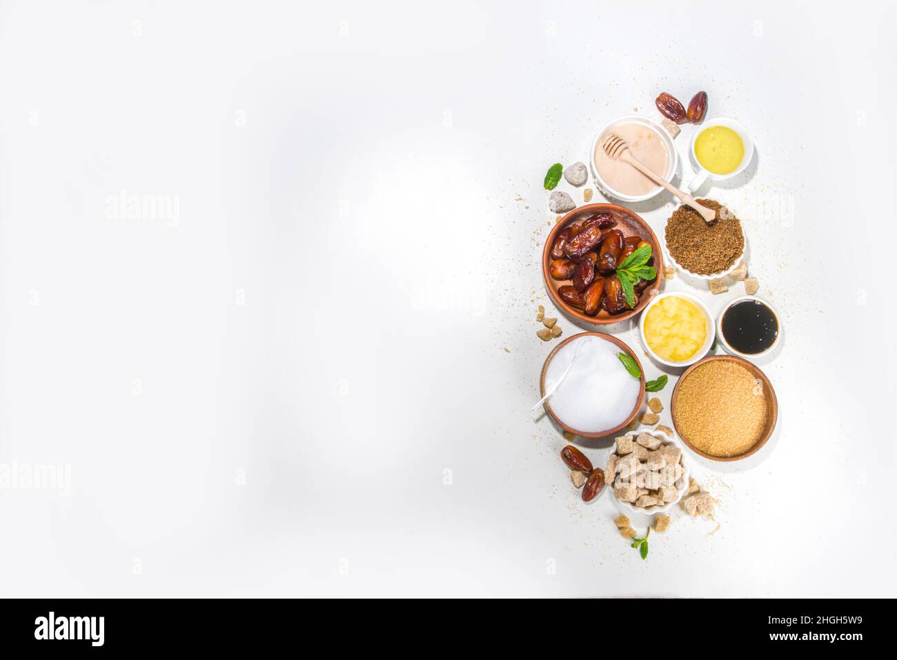 Various healthy diet replacement for sugar, natural organic sweetener ...