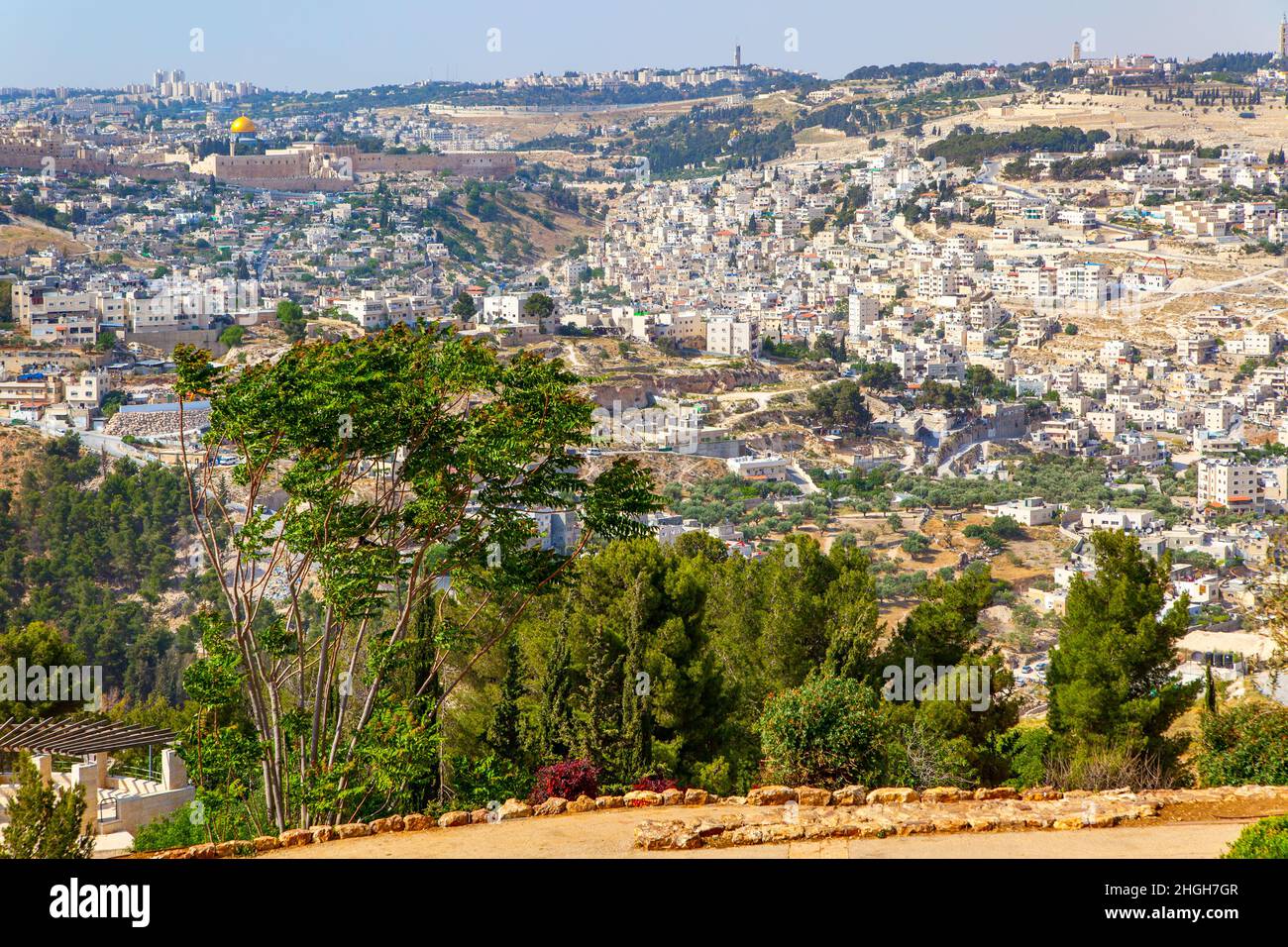 Jerusalem city, Israel. Panoramic cityscape Stock Photo - Alamy