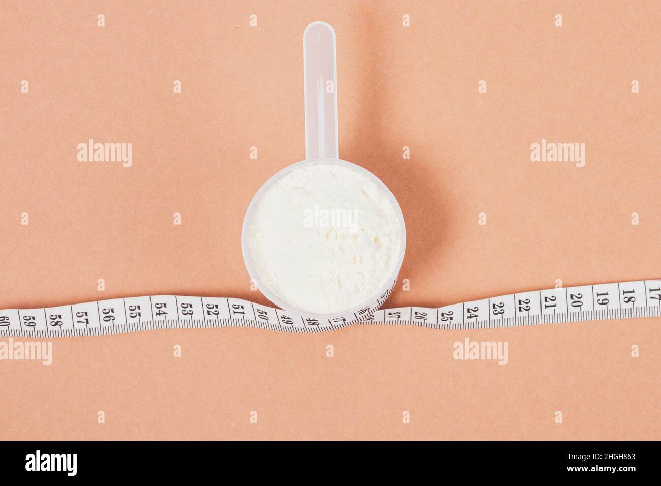 Concept of healthy supplement sports nutrition protein powder and ...