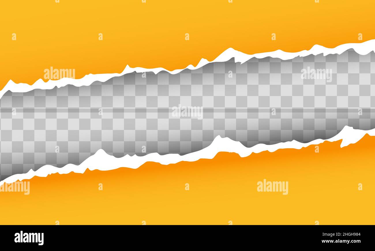 Torn sheet on white Stock Vector Images - Alamy