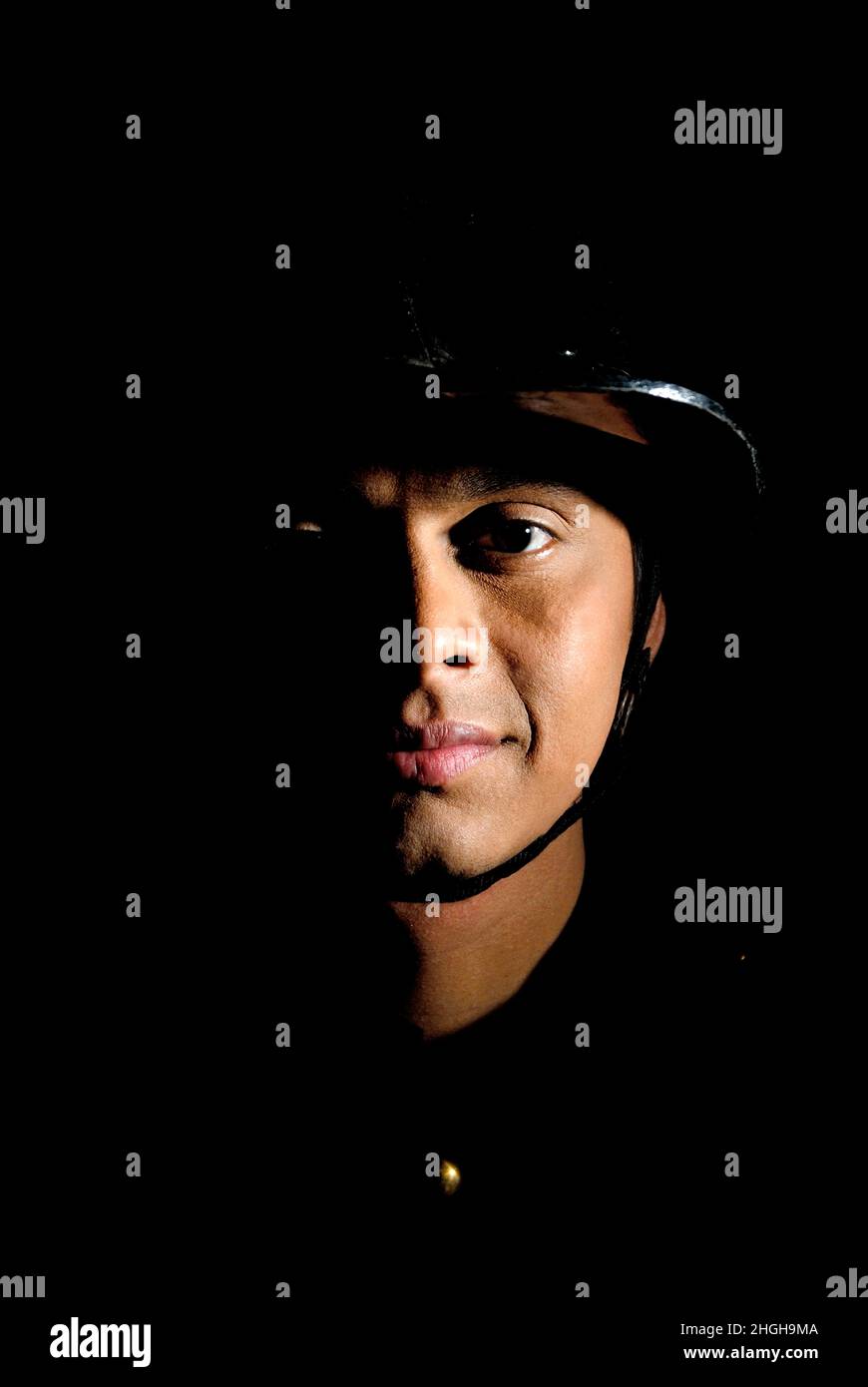 India - Dec. 26; 2009 - Male model studio shot Indian young caucasian ...