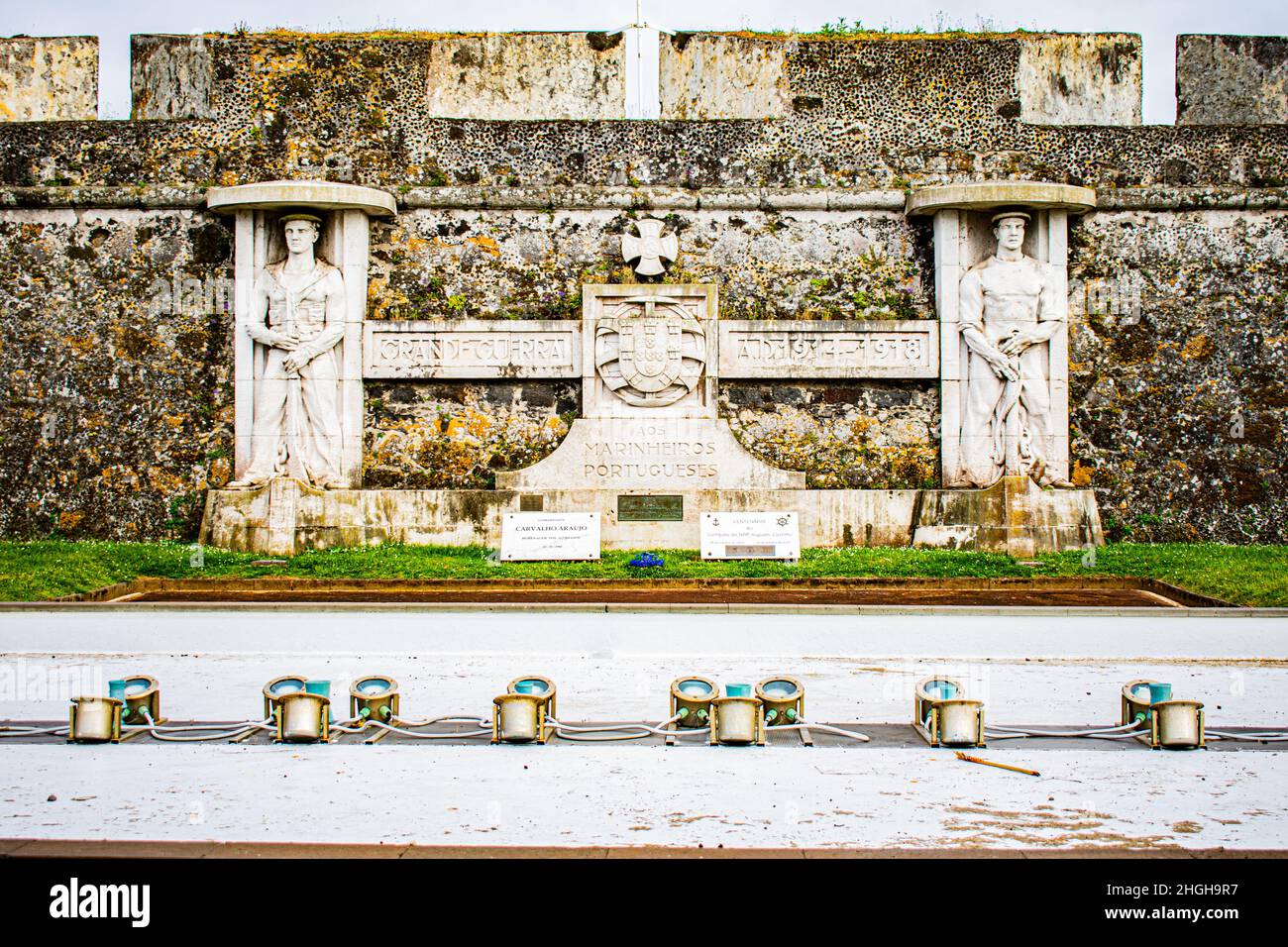 Statues in Sao Miguel Azores Stock Photo - Alamy