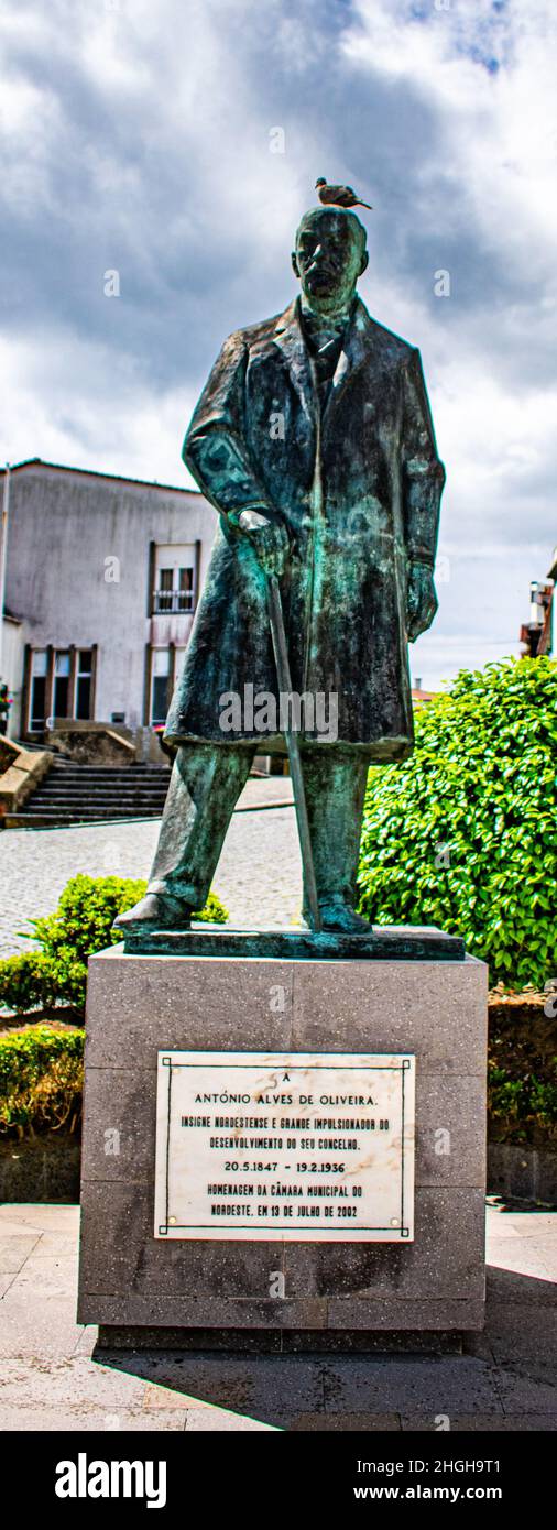 Statues in Sao Miguel Azores Stock Photo - Alamy