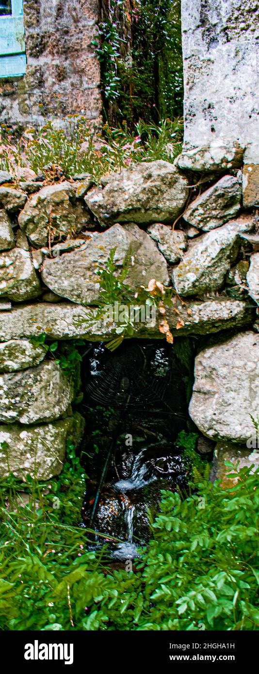 Stream Running down Stock Photo - Alamy