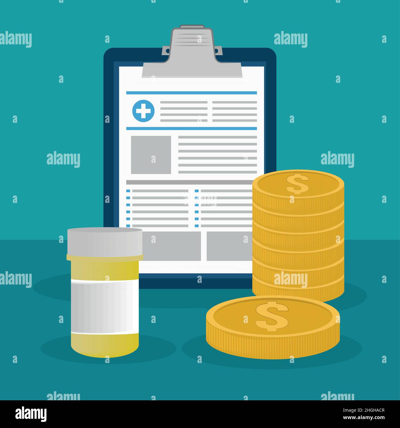 health insurance money Stock Vector Image & Art - Alamy
