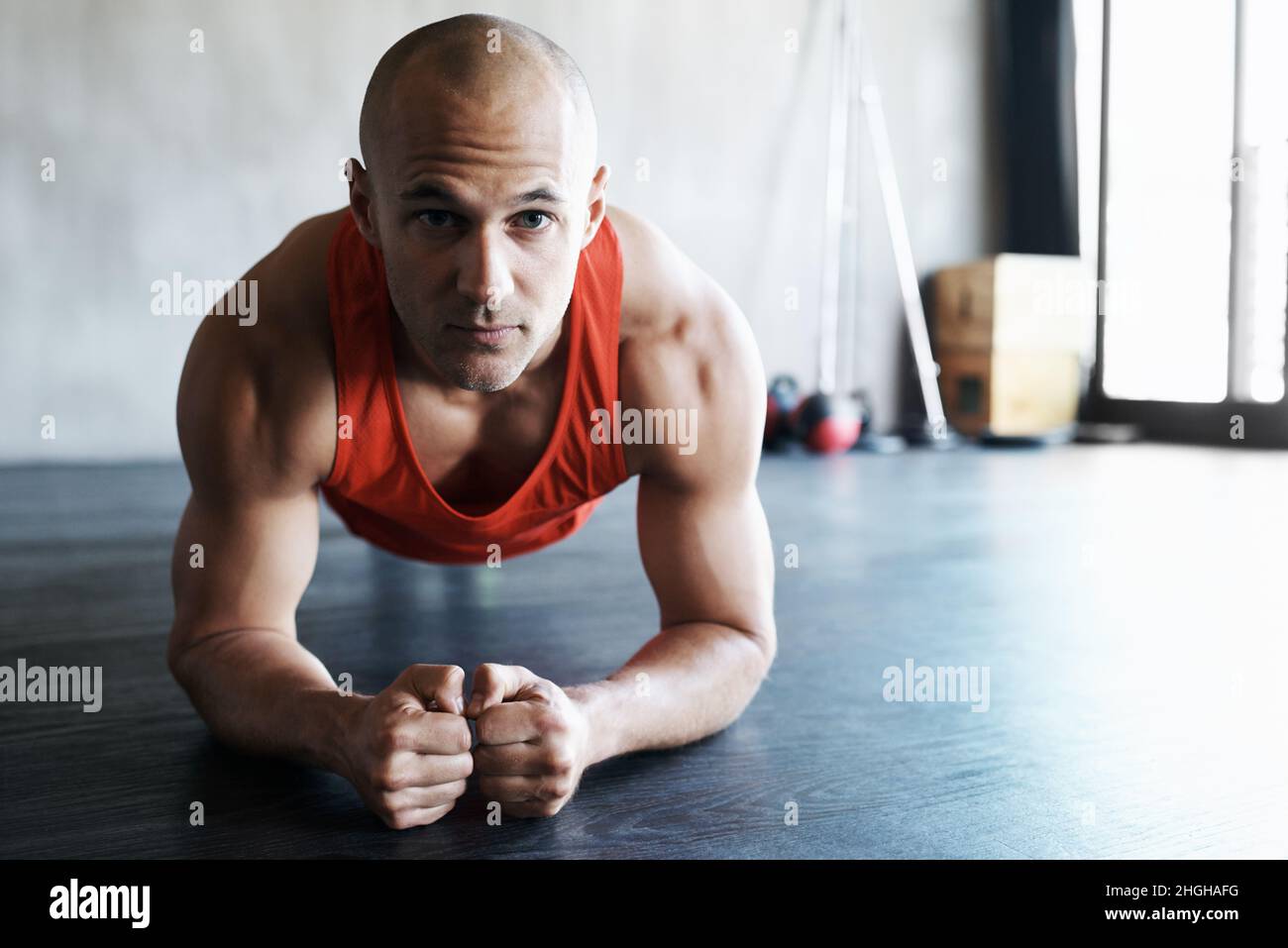 How long can you hold a plank Stock Photo - Alamy