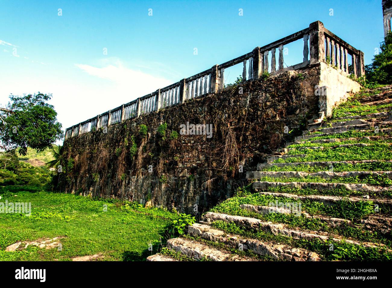 Ruins of the first Agronomy school in Brazil. Sao Francisco do Conde ...