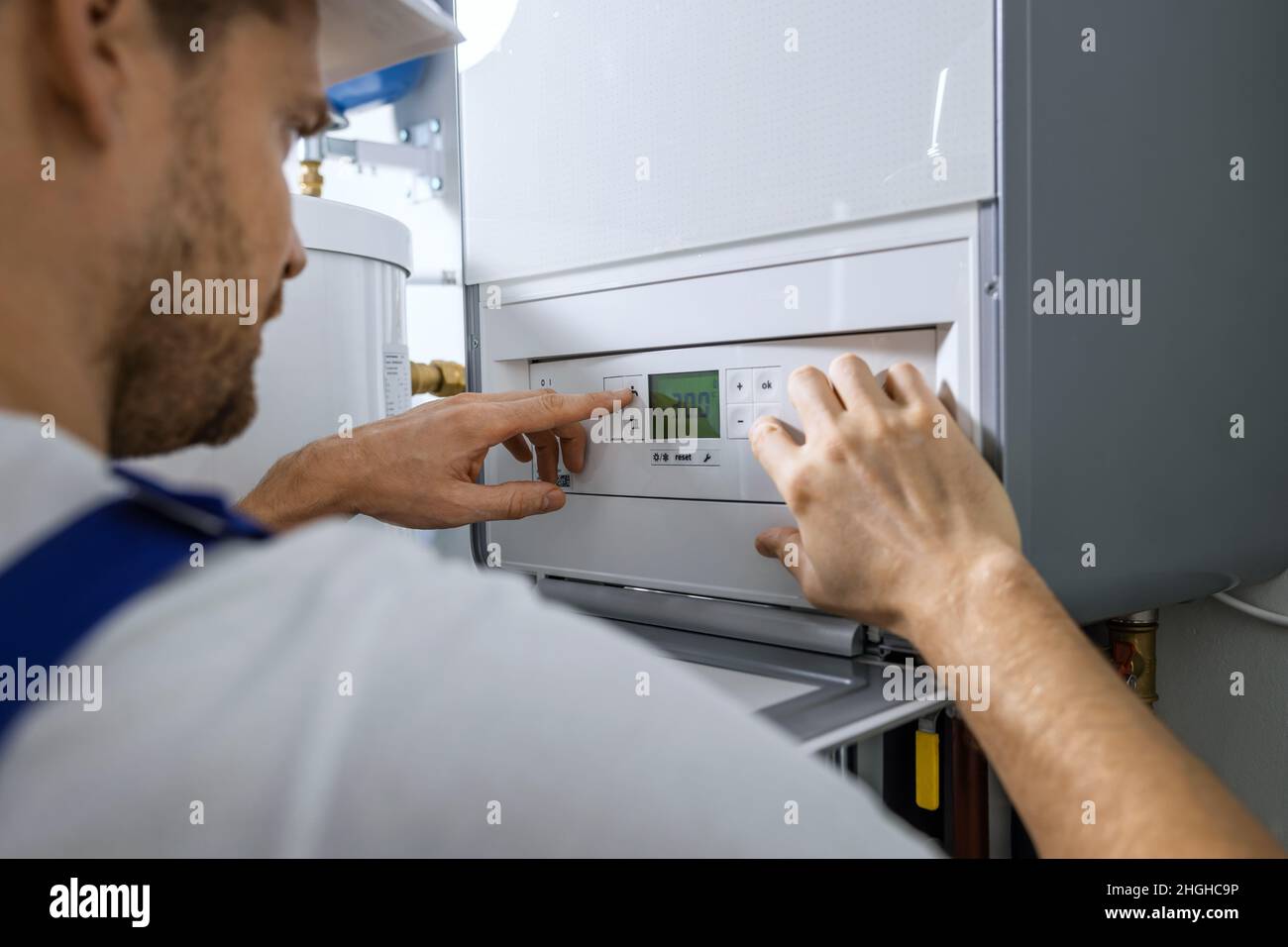 Gas home heating hi-res stock photography and images - Alamy