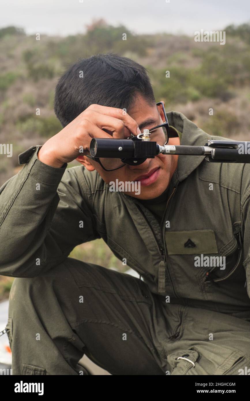 U.S. Marine Corps Cpl. Raymond Jiang, a vehicle commander with 1st ...