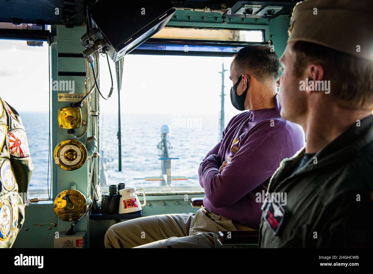 220118-N-YP095-1013 MEDITERRANEAN SEA (Jan. 18, 2022) Capt. Gavin Duff ...