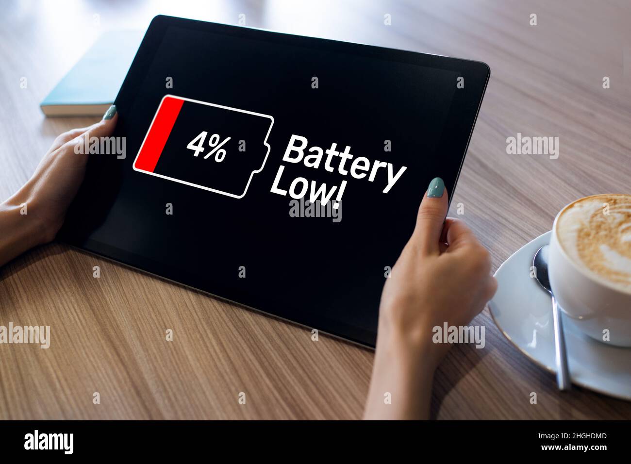Businessman with low battery hi-res stock photography and images - Alamy