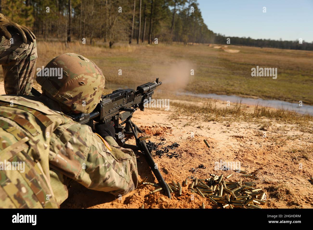An U.S. Army Soldier assigned to Charlie Company, 87th Division ...