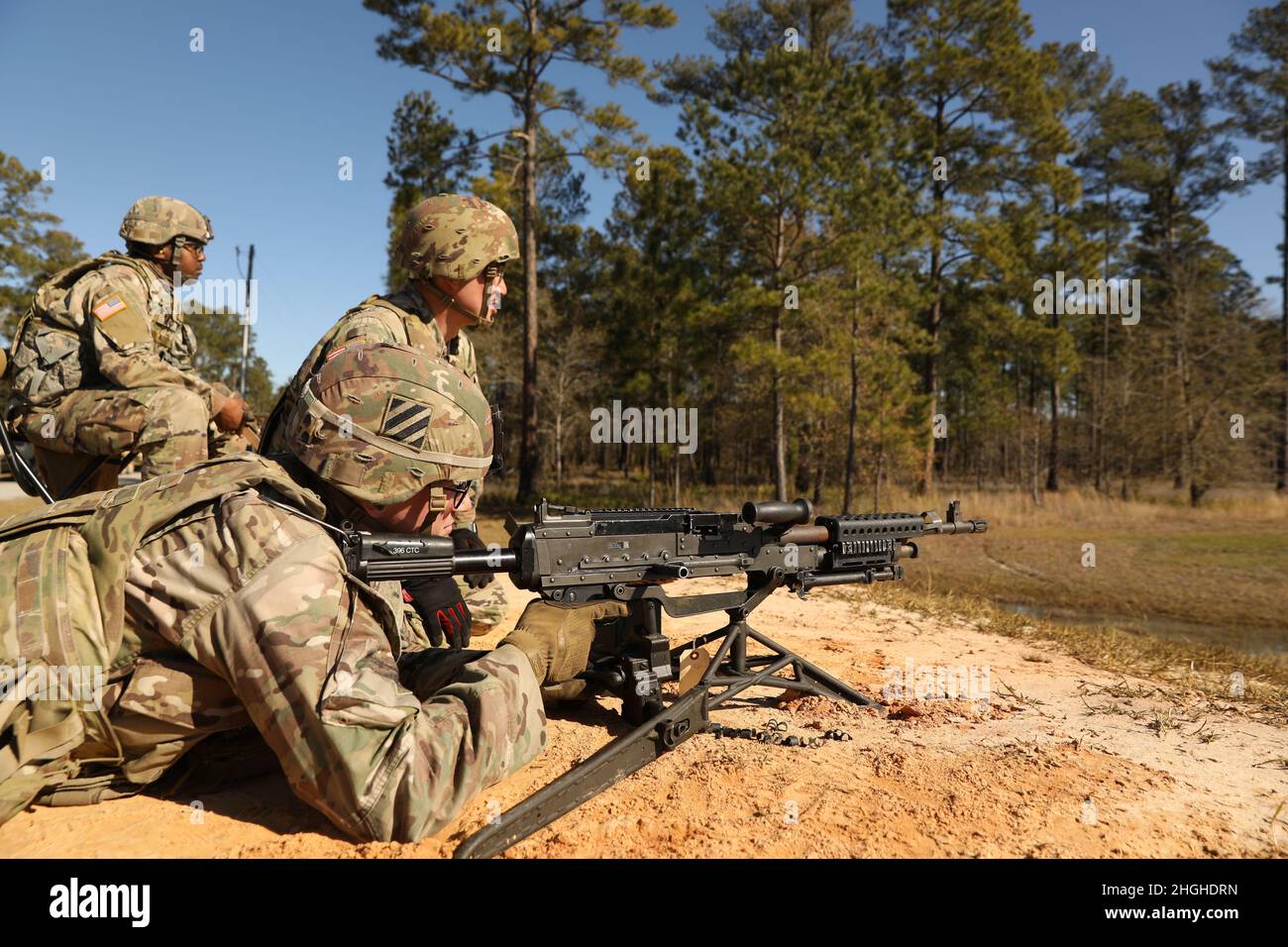 An U.S. Army Soldier assigned to Charlie Company, 87th Division ...