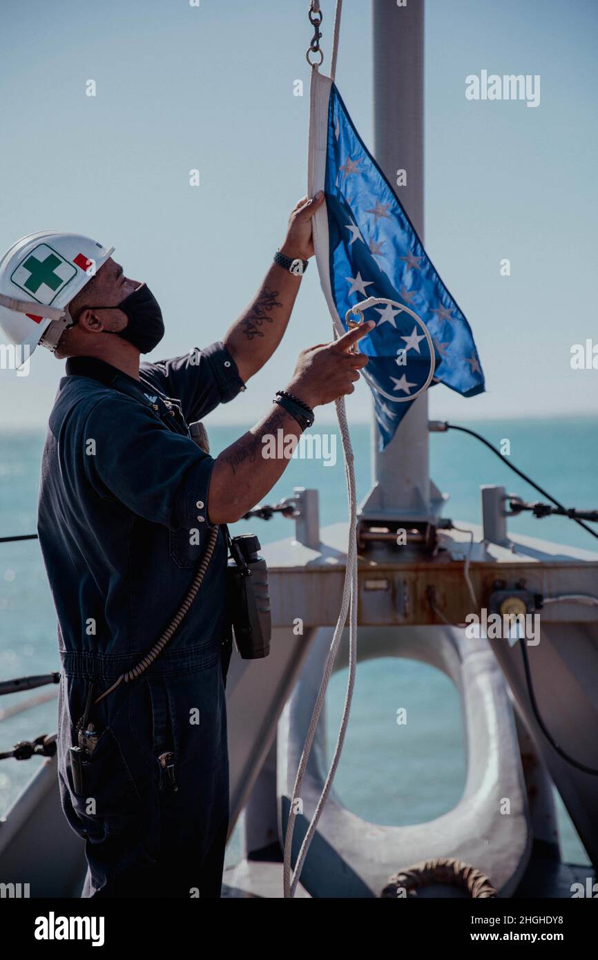 220119-N-GF955-1014 PONCE, Puerto Rico - (Jan. 19, 2022) -- Boatswain’s ...