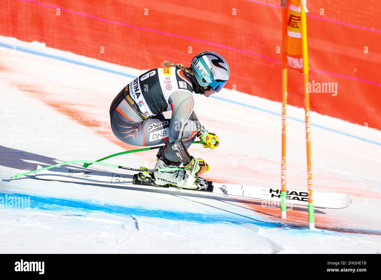 Olympia slope, Cortina d'Ampezzo, Italy, January 21, 2022, Ragnhild ...