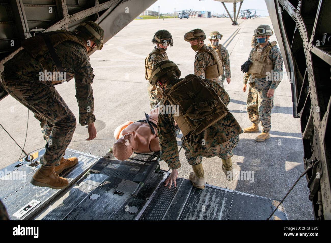 U.S. Marines and Sailors with Combat Logistics Regiment 37, 3rd Marine ...