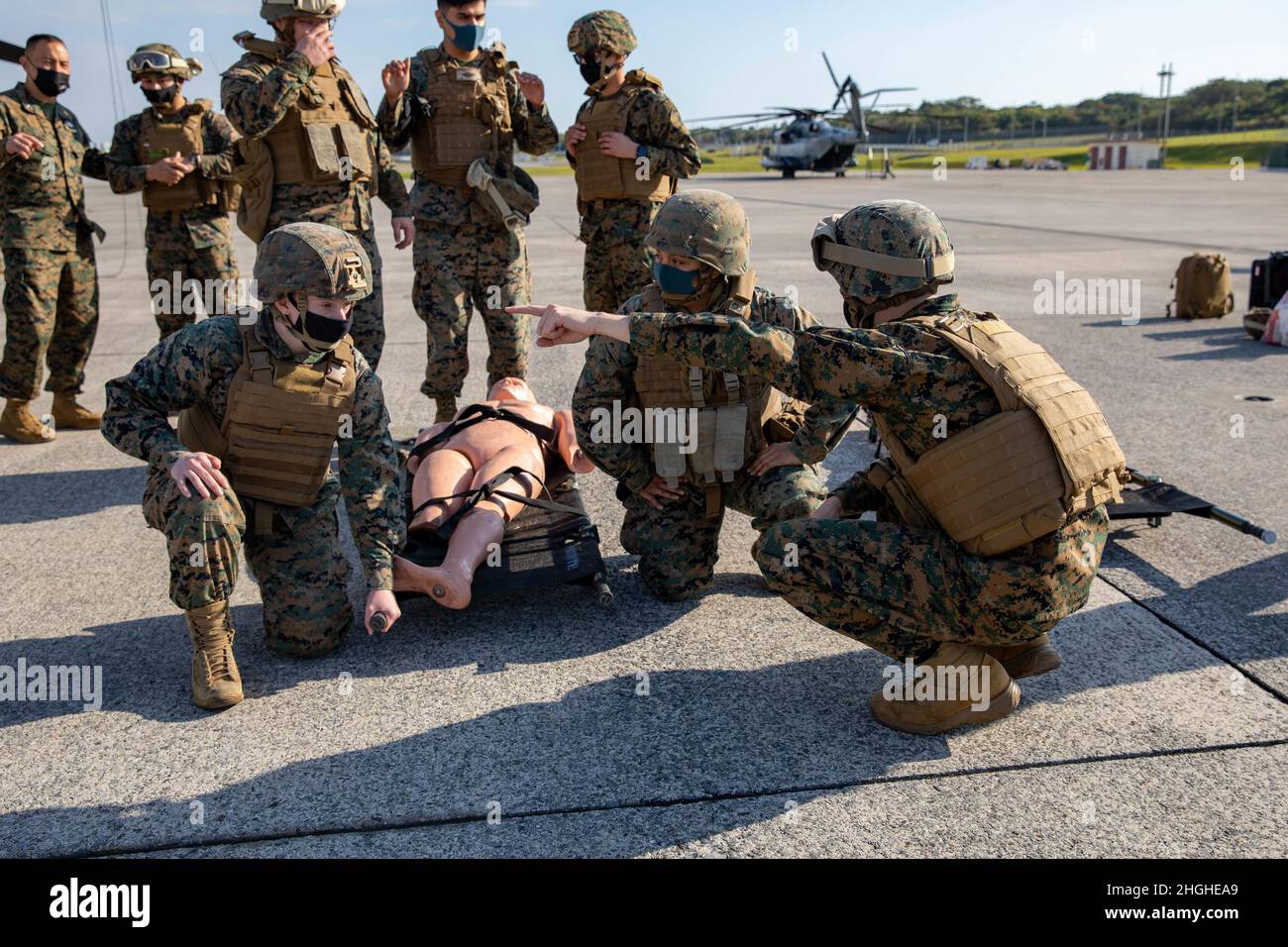 U.S. Marines and Sailors with Combat Logistics Regiment 37, 3rd Marine ...