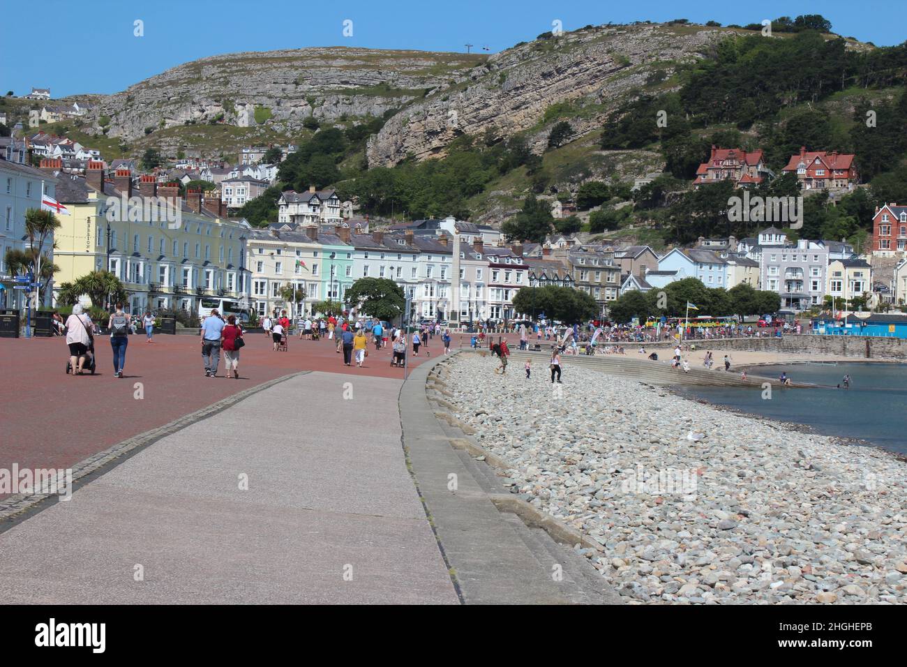 Llandudno is a coastal town in North Wales. Its known for its north ...