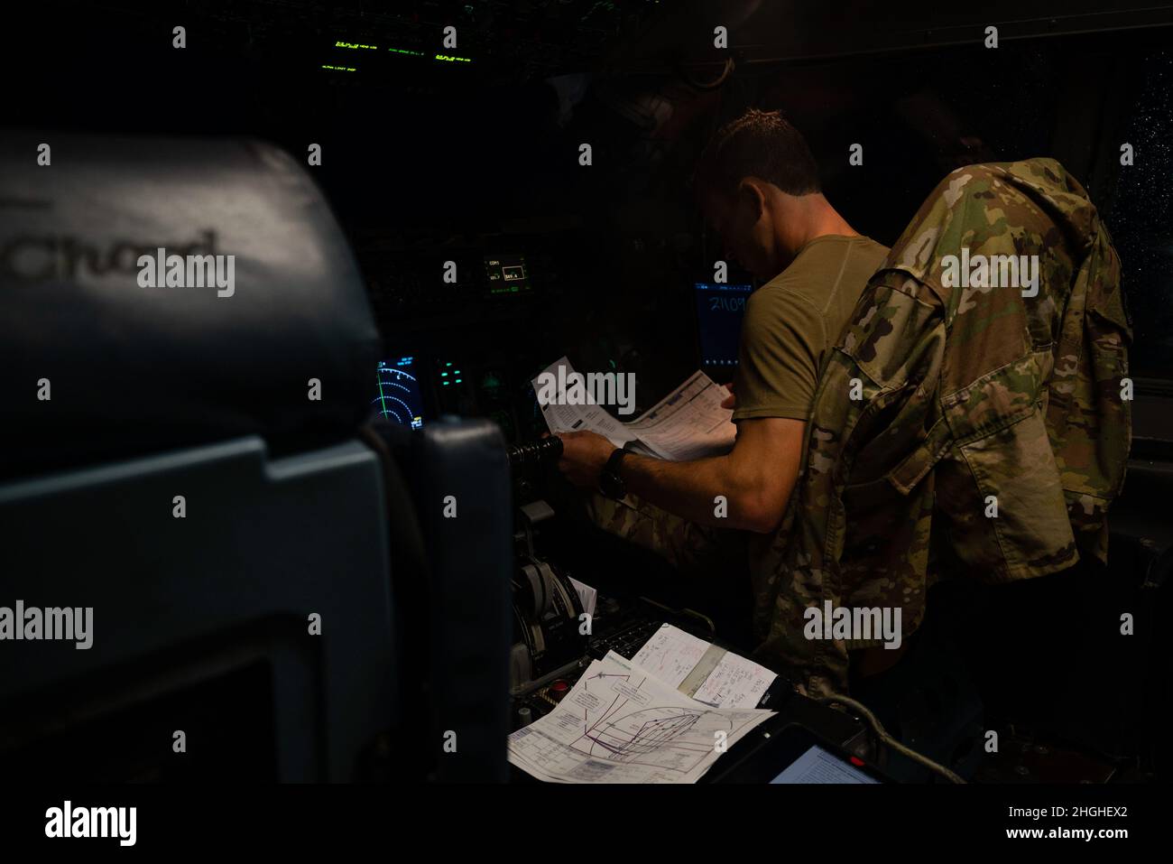 U.S. Air Force Capt. Tyler Finley, C-17 Globemaster III pilot with the ...