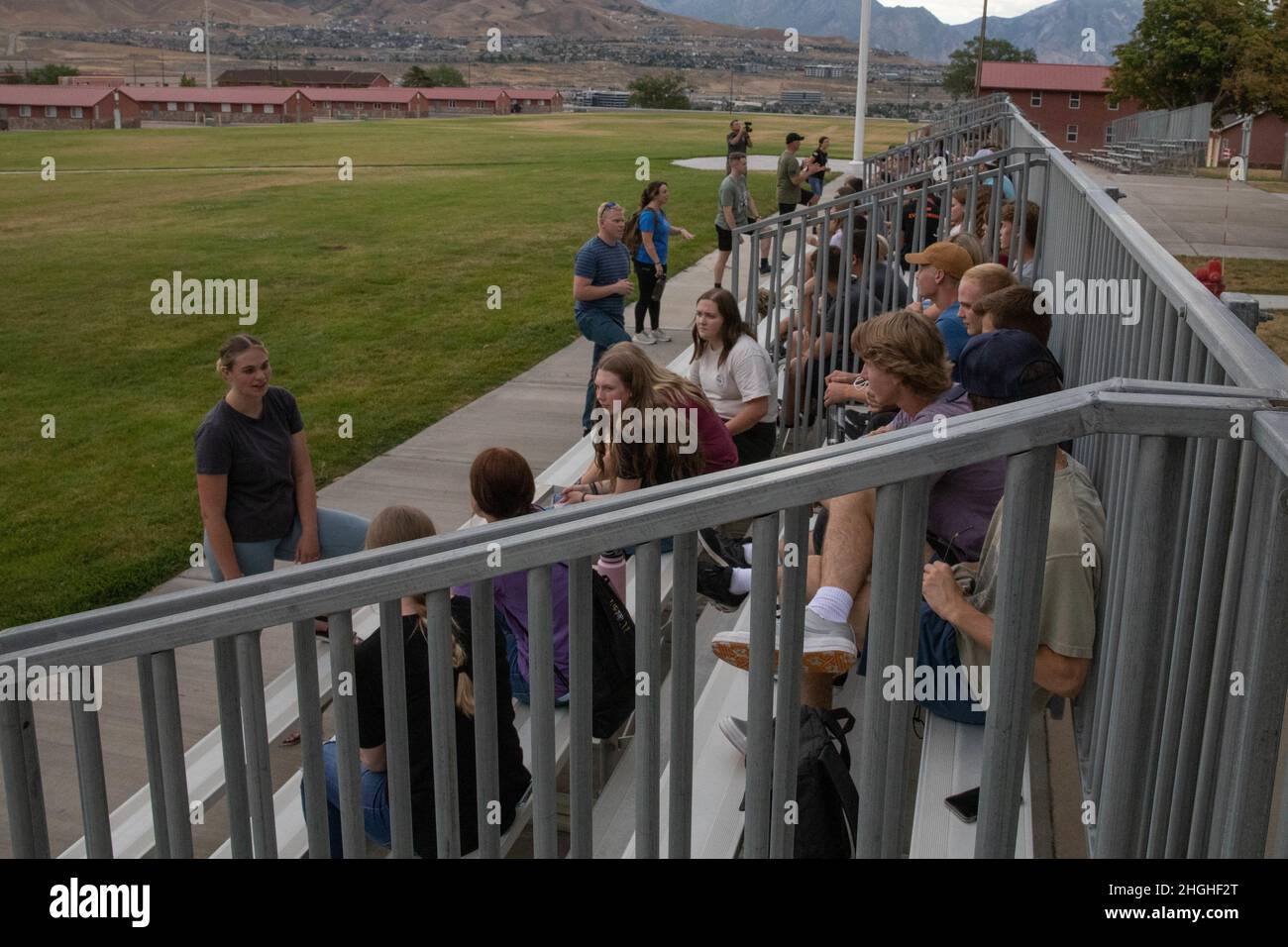 Freedom Academy delegates get to know the counselors in a round- robin ...