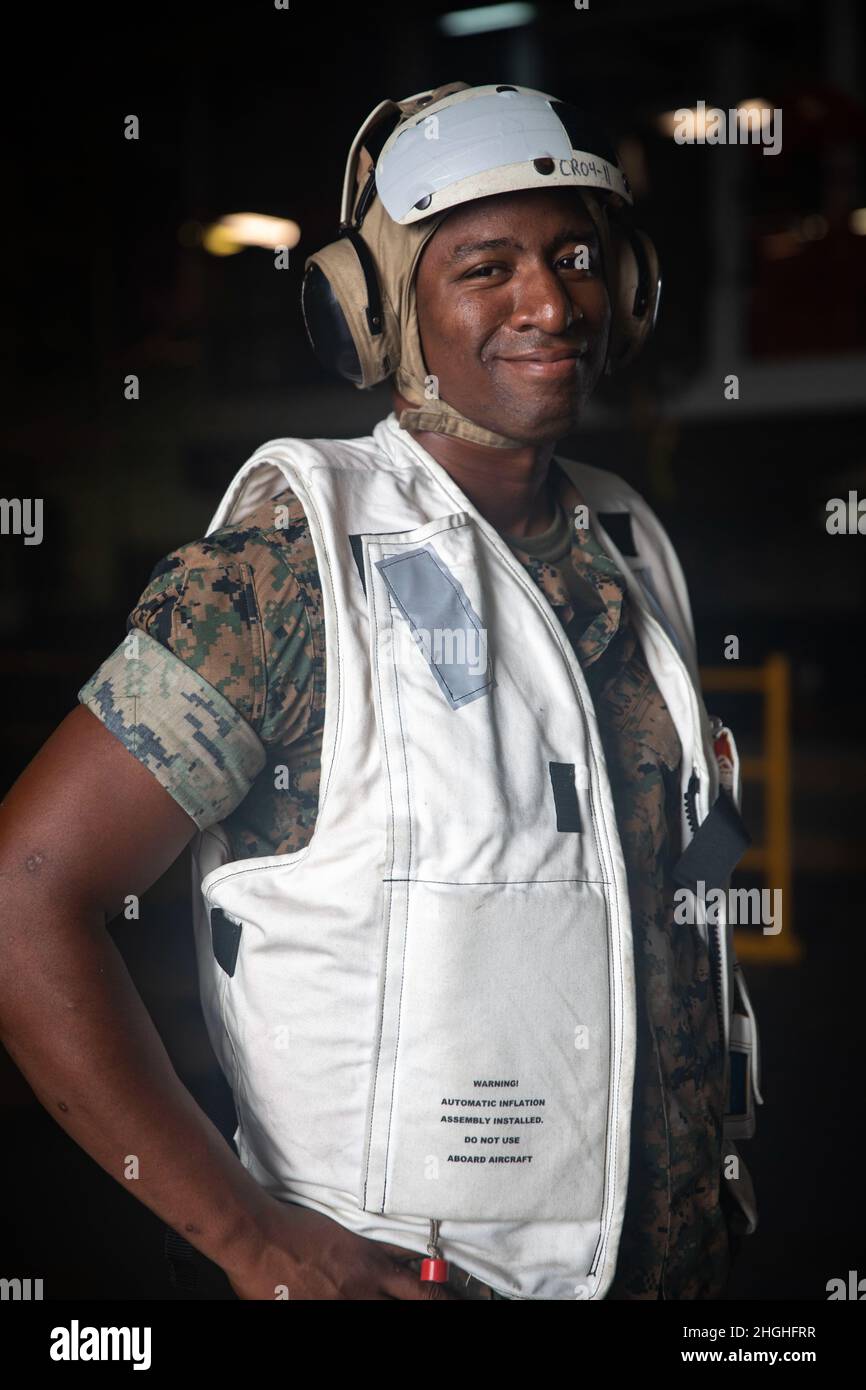 Staff Sgt. Devonte Porter, a logistics embarkation specialist assigned ...