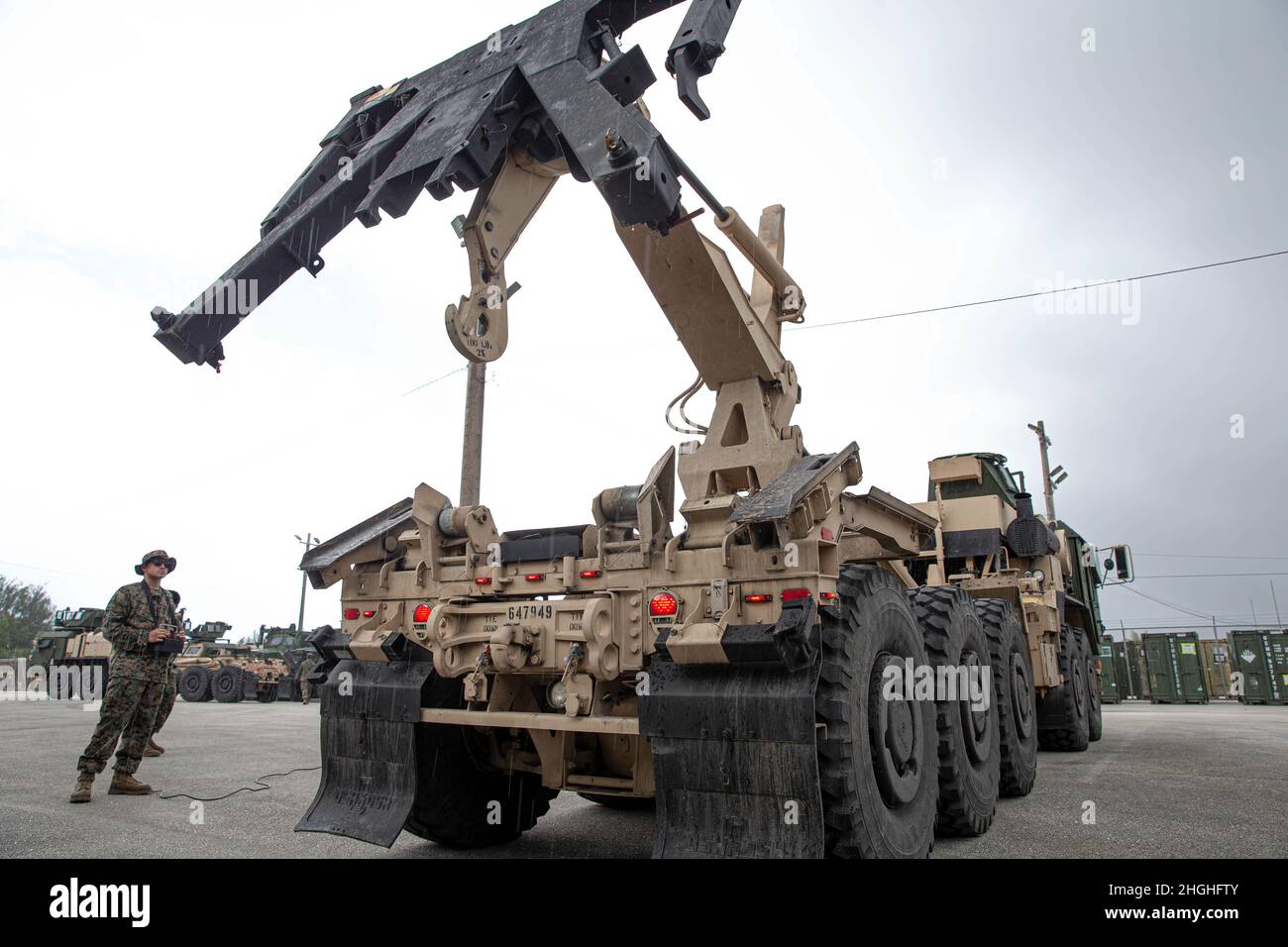 U.S. Marine Corps Lance Cpl. David Gomez III, a Motor Vehicle Operator ...