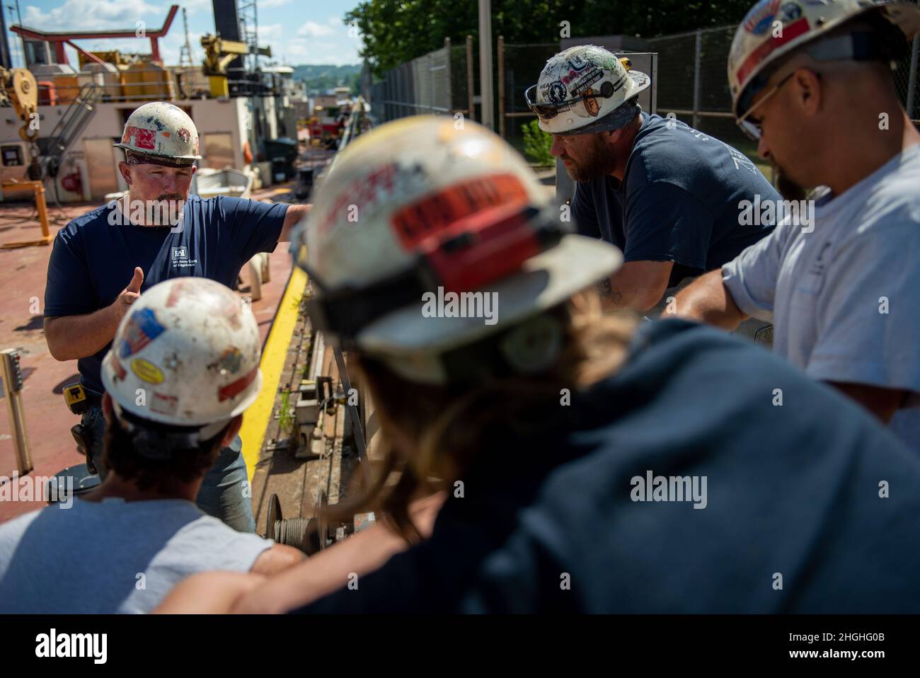 Martin Litzinger, a lock and dam maintenance and equipment operator and ...