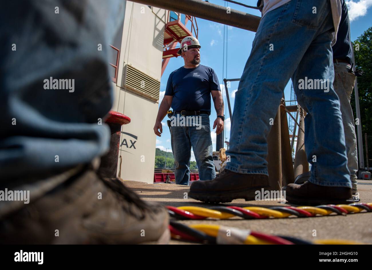 Martin Litzinger, a lock and dam maintenance and equipment operator and ...